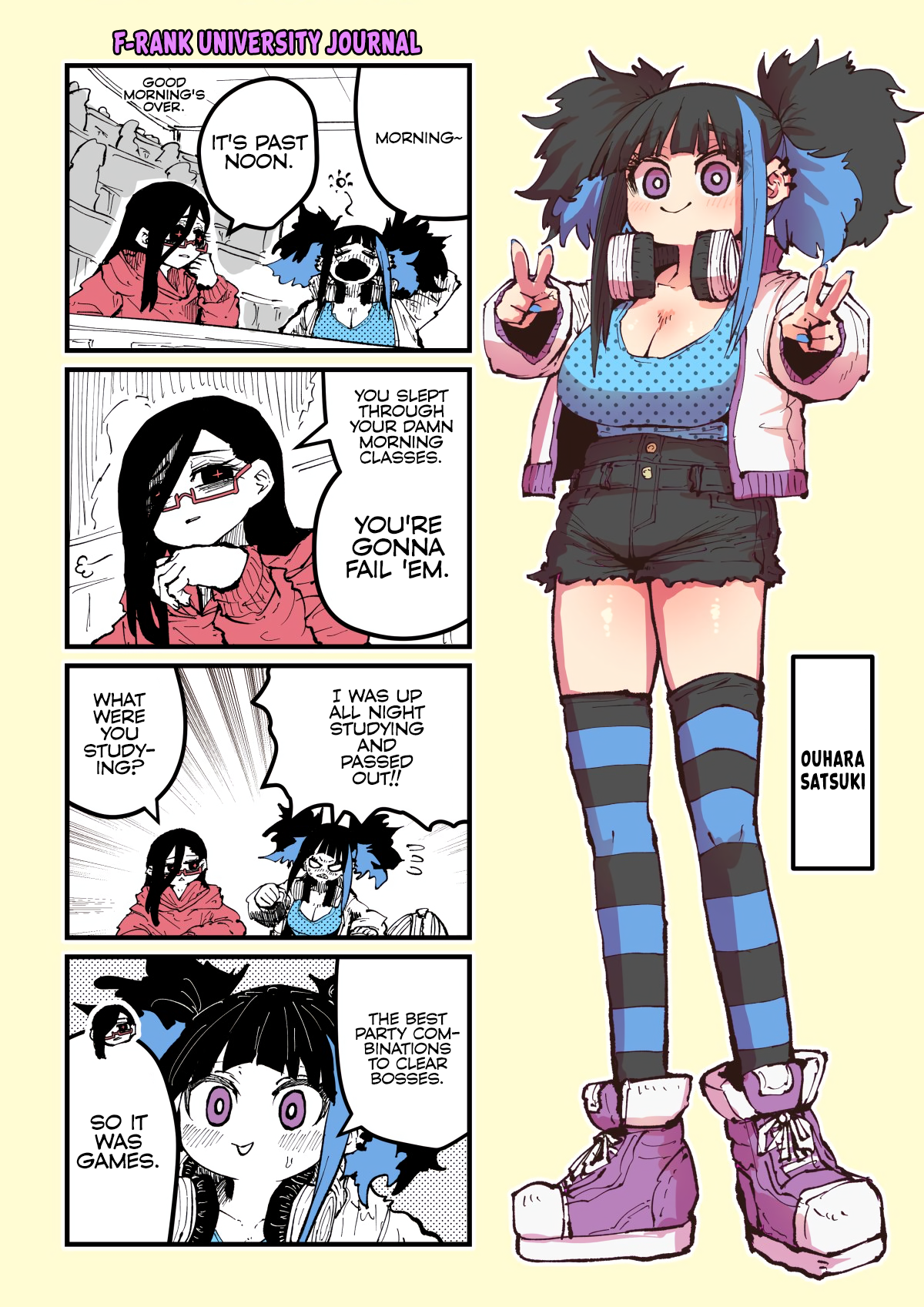 F-Rank University Journal | Chapter 1 | Danke fürs Lesen