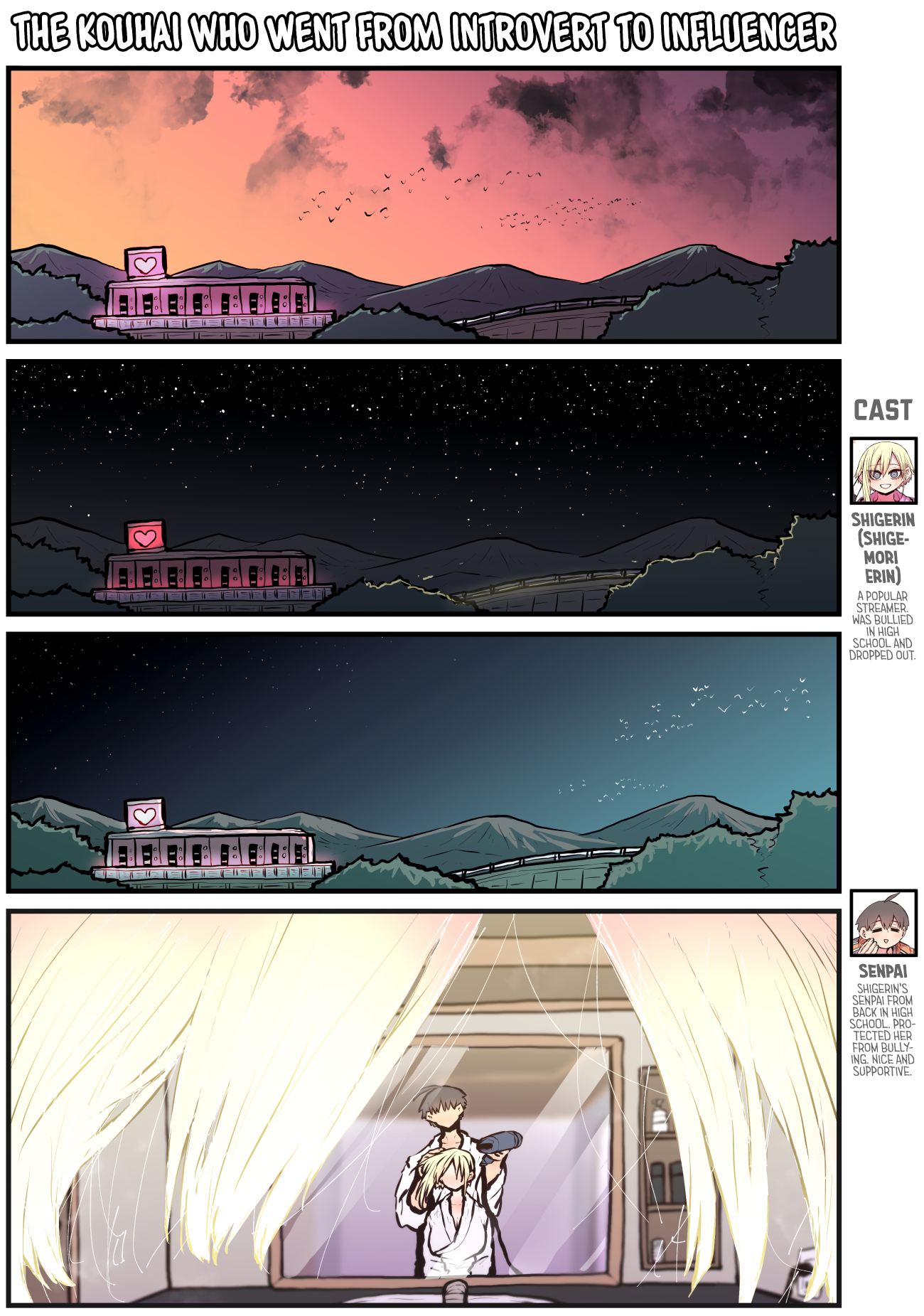 The Kouhai who Went from Introvert to Influencer | Chapter 14 | Danke ...