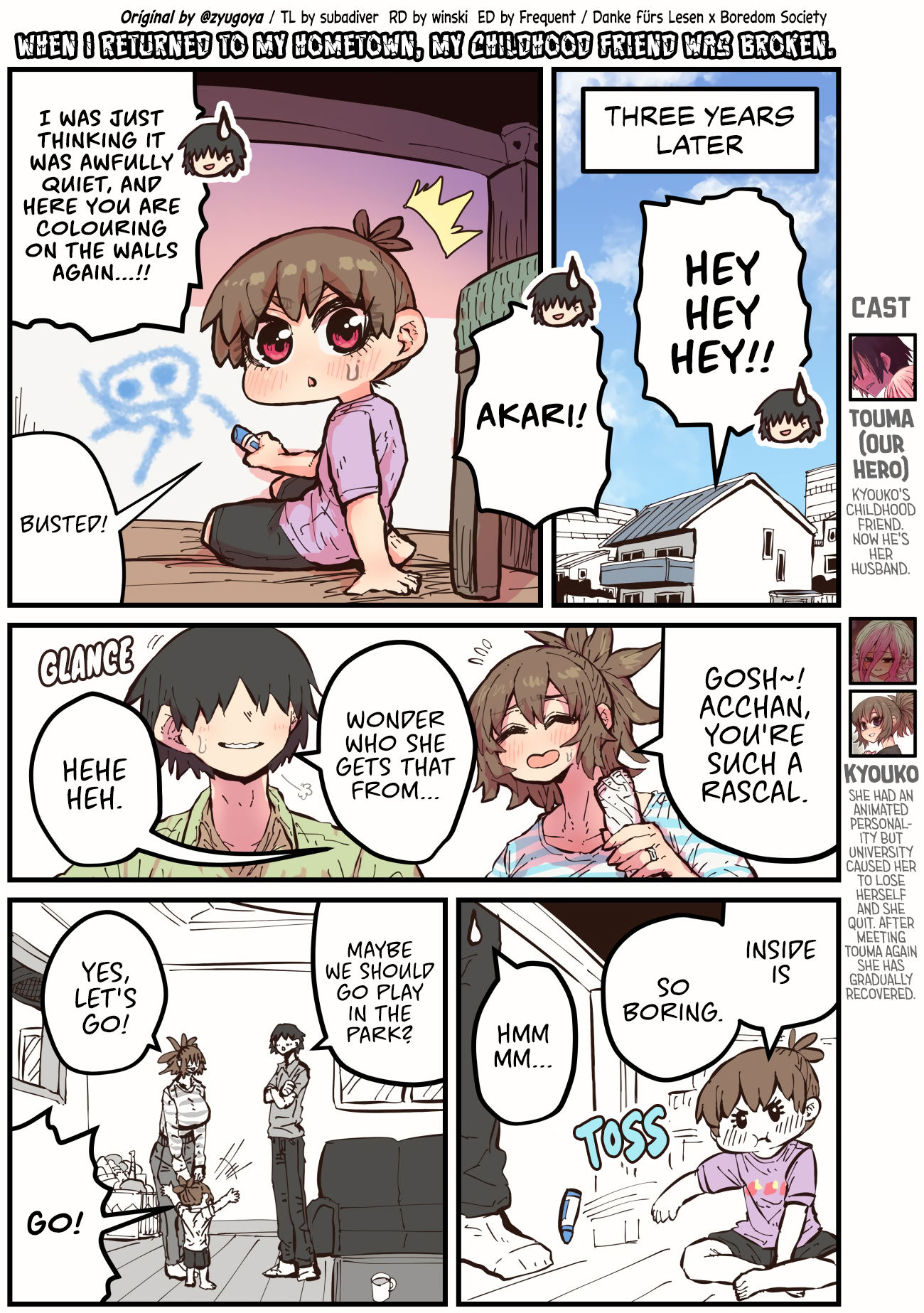 When I Returned to My Hometown, My Childhood Friend was Broken ...