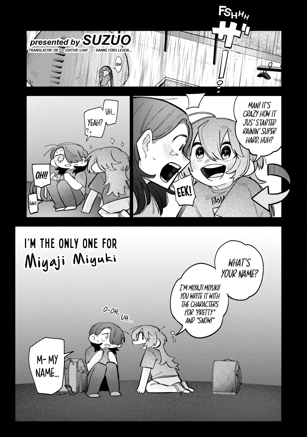 I'm the Only One for Miyaji Miyuki | Chapter 8 | Danke fürs Lesen
